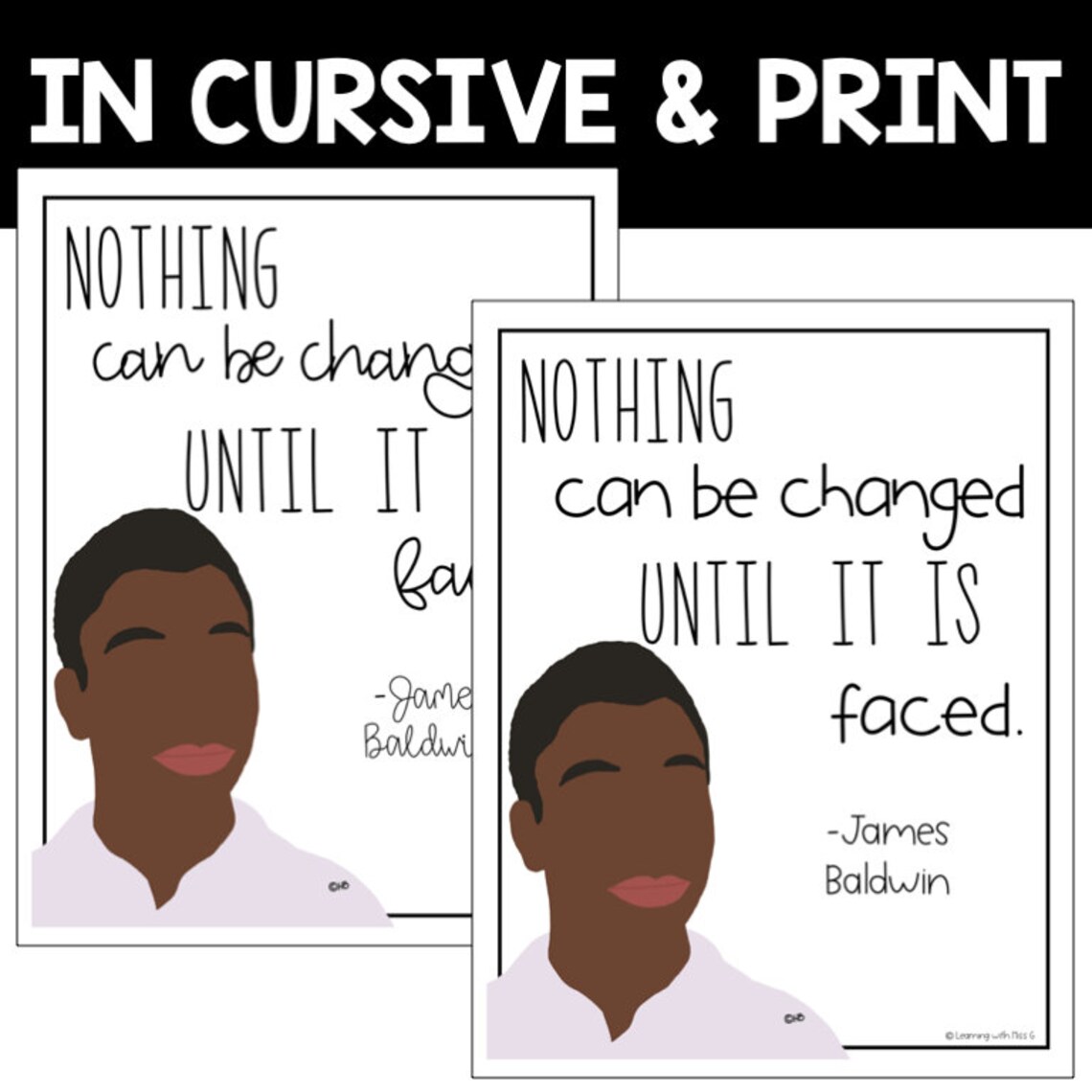 Black History Month Classroom Decor Quote Posters Famous - Etsy