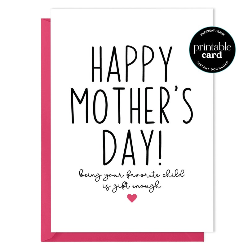 Funny Mothers Day Cards - Etsy