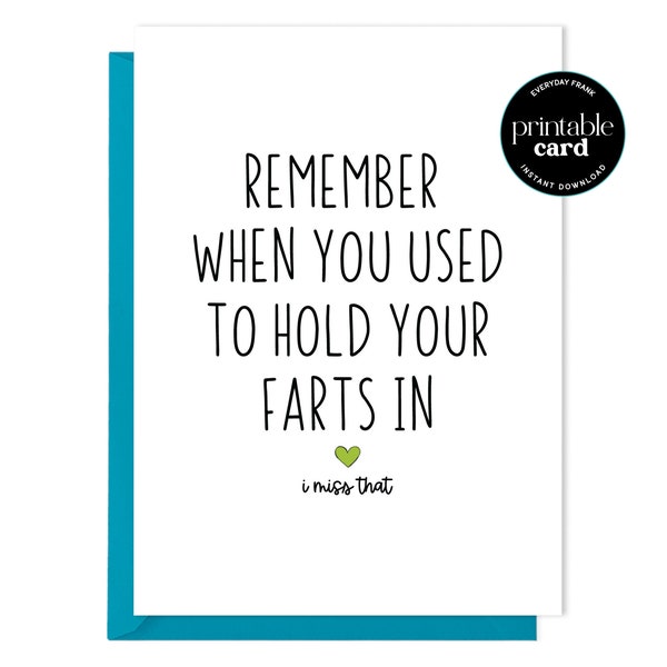Fart Card - Etsy UK