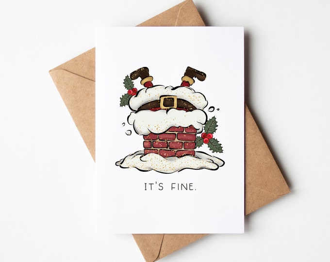 Funny Christmas Greeting Card W/ Envelope (1 Card) Merry Christmas ...