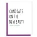 PRINTABLE New Baby Card, Congratulations Card, Funny Baby Shower, New ...