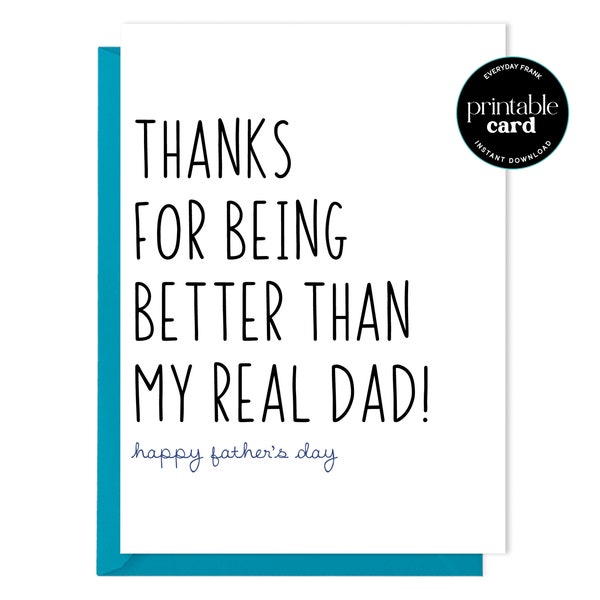 Thanks Dad Card - Etsy