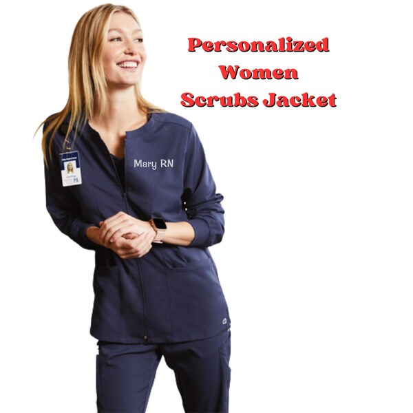 Monogrammed Scrubs - Etsy