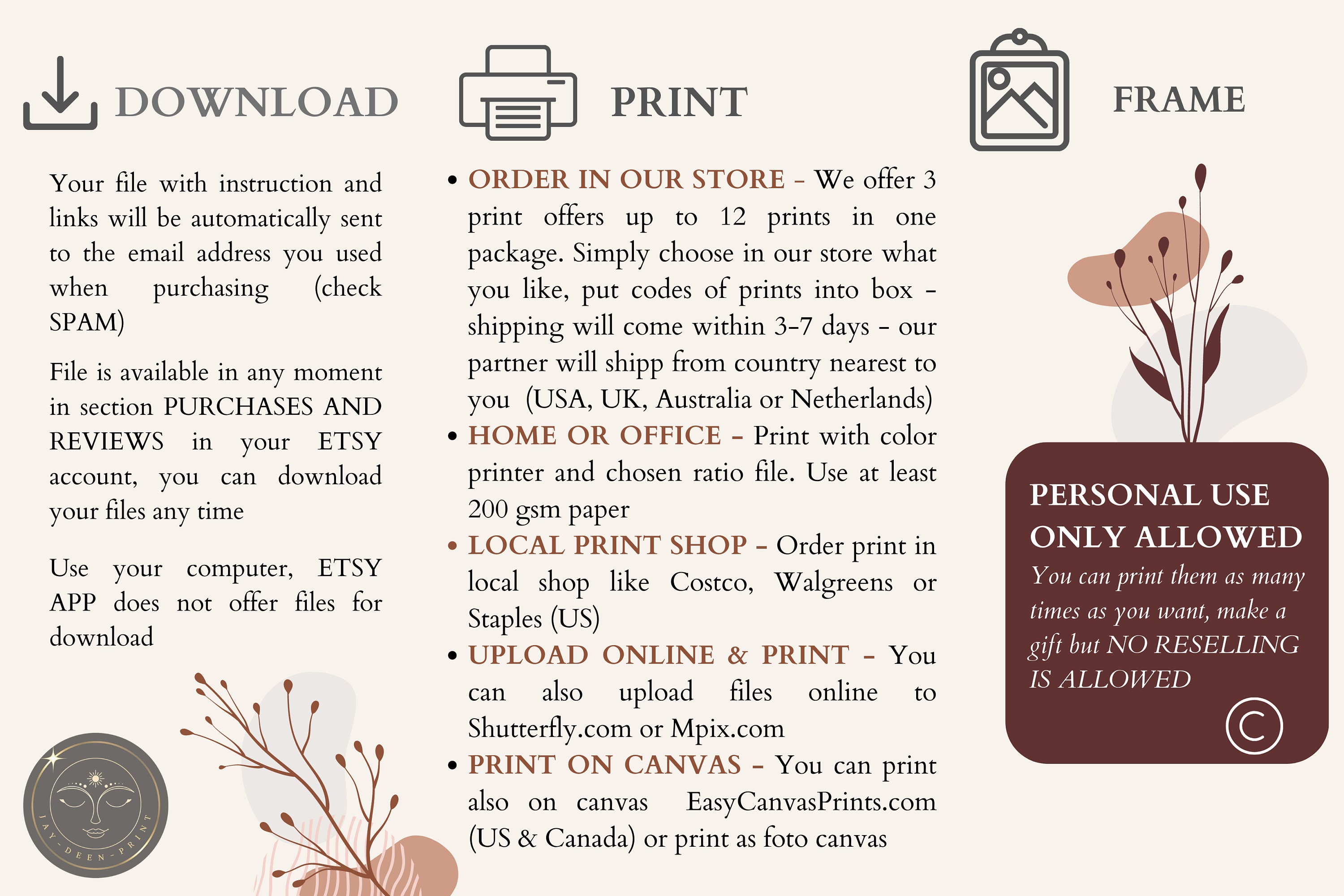 Japanese Kanji Neon Bonsai Tree Print Set of 3 Japan Calligraphy Kanji ...