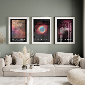 Carina Orion Helix Nebula Cigar Galaxy NASA Photo Print Set of 6 ...