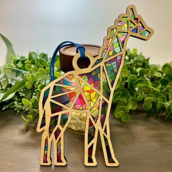 Geometric Giraffe - Etsy