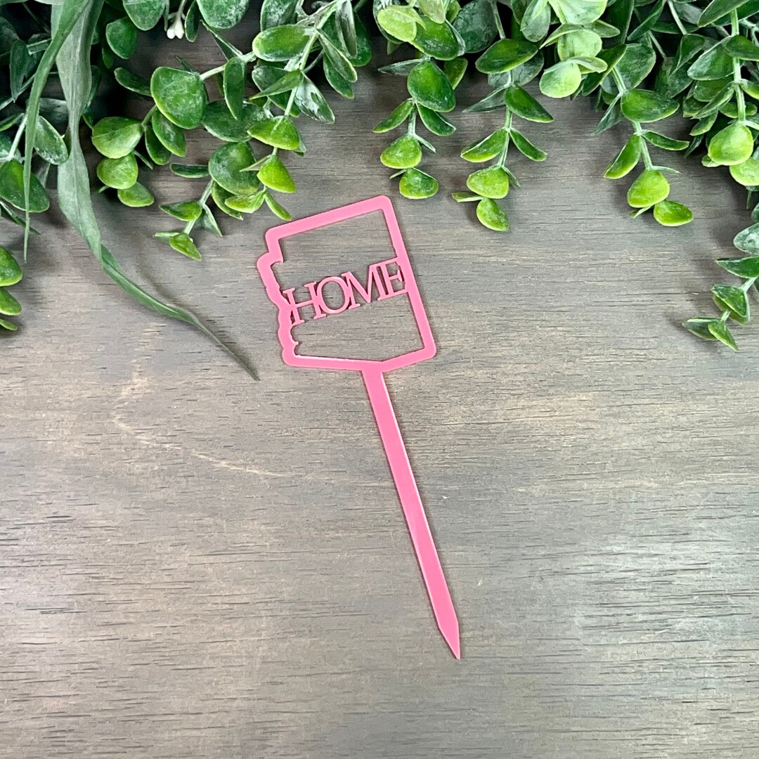 Arizona is Home Plant Stake (pastel Pink) - PLANT STAKE ONLY - Etsy