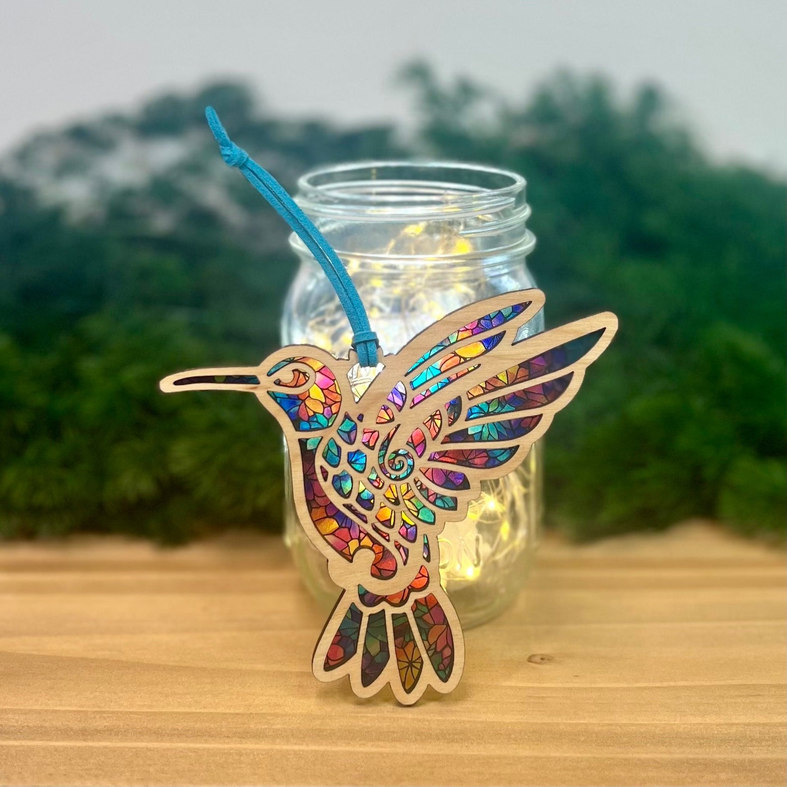Hummingbird Sun Catcher (cedar/jade Acrylic) - Etsy