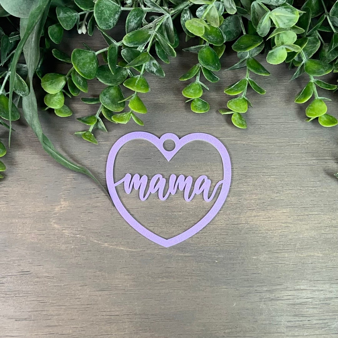 Mama Heart Planter Box Sign for Small Handmade Indoor Planter Box ...