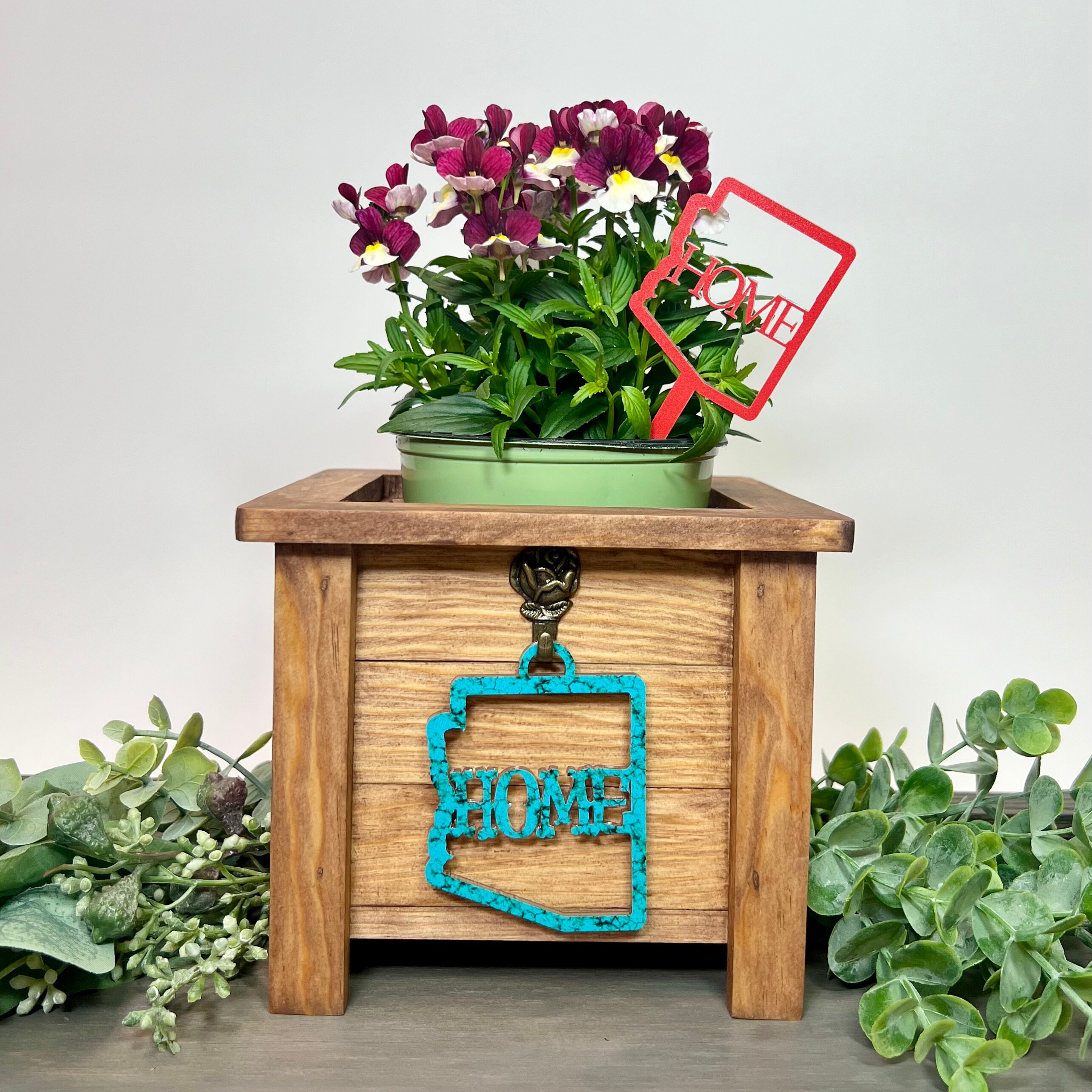 Arizona is Home Plant Stake red/silver PLANT STAKE ONLY - Etsy