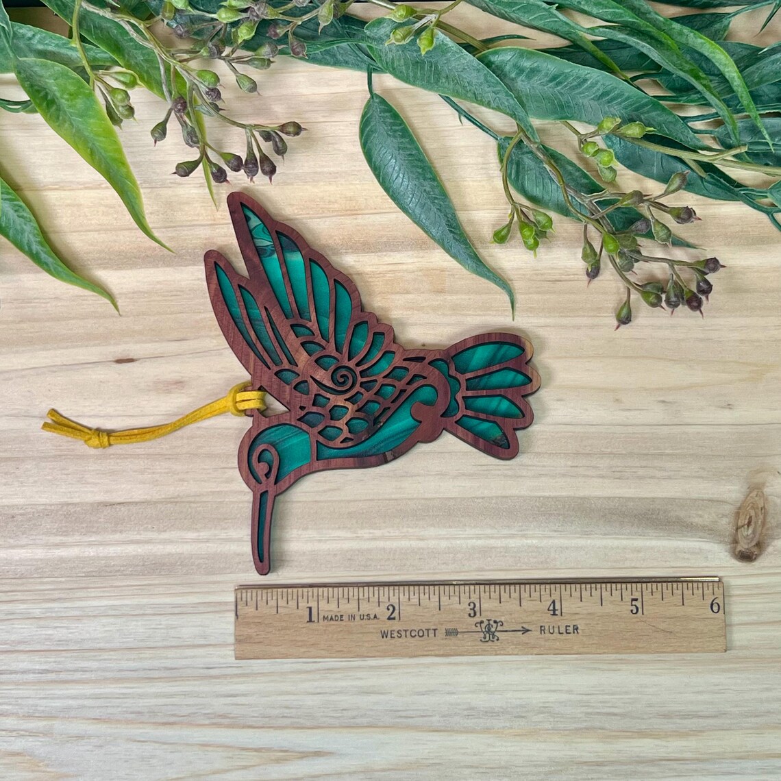 Hummingbird Sun Catcher (cedar/jade Acrylic) - Etsy