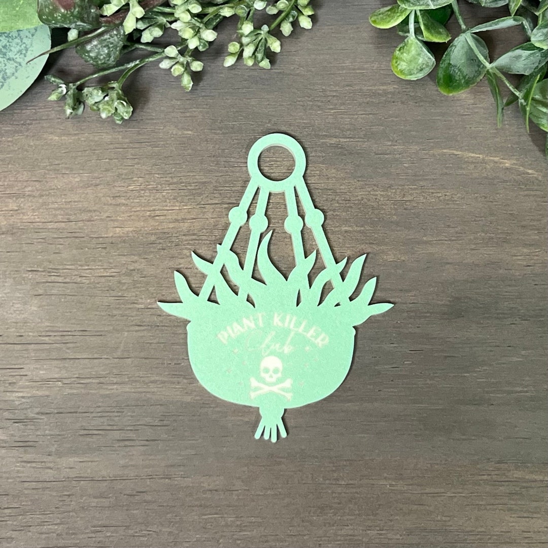 Plant Killer Club Hanging Planter Box Sign for Small Handmade Indoor ...