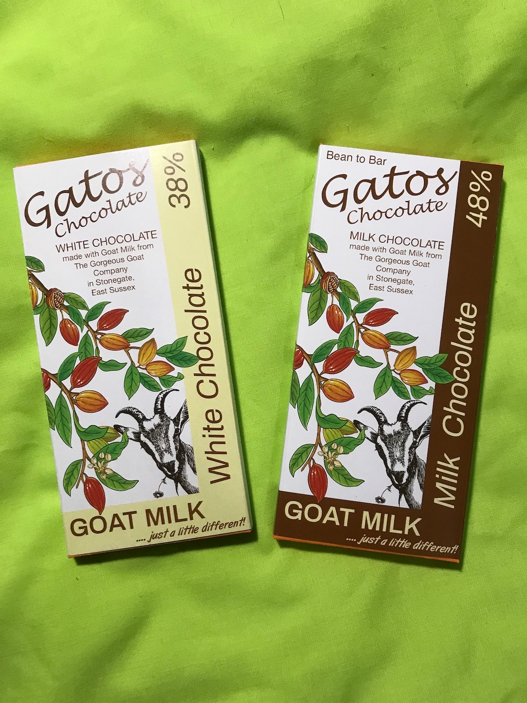 Goat Milk Chocolate 3 or 6 X 55g Handmade Artisan Bean to Bar Craft ...