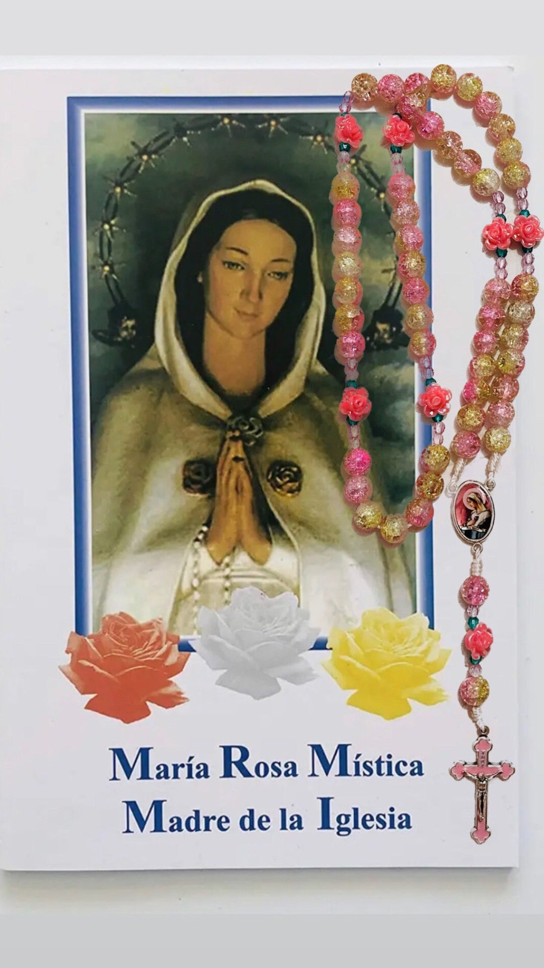 Rosa Mística Rosario Y Libro De Oraciones - Etsy