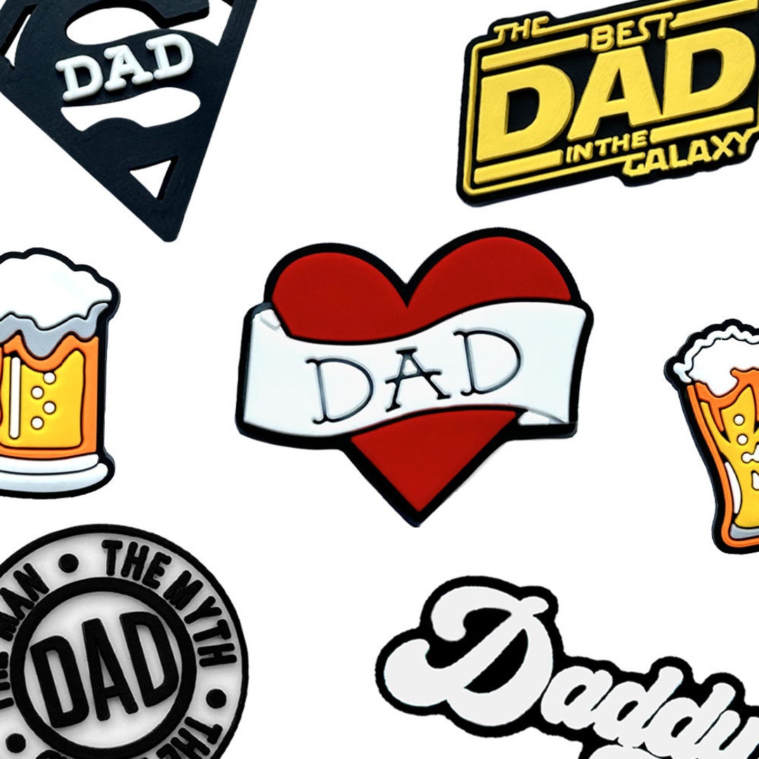 Dad Daddy Father Croc Charms Clogitz Fit Crocs Jibbitz - Etsy