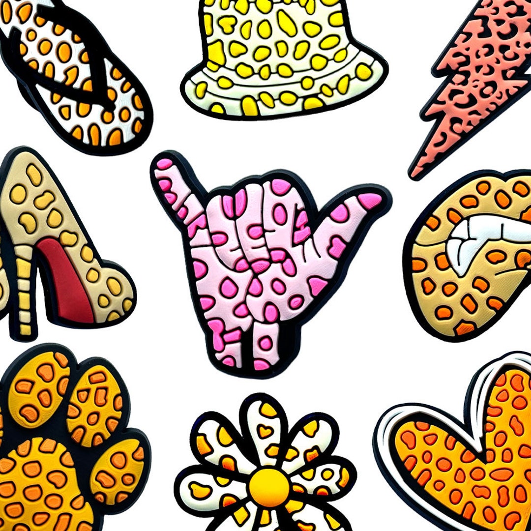 Leopard Print Jibbitz Croc Shoe Charms - Etsy