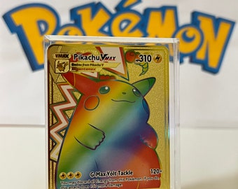 Pikachu Vmax Rainbow Rare - Etsy
