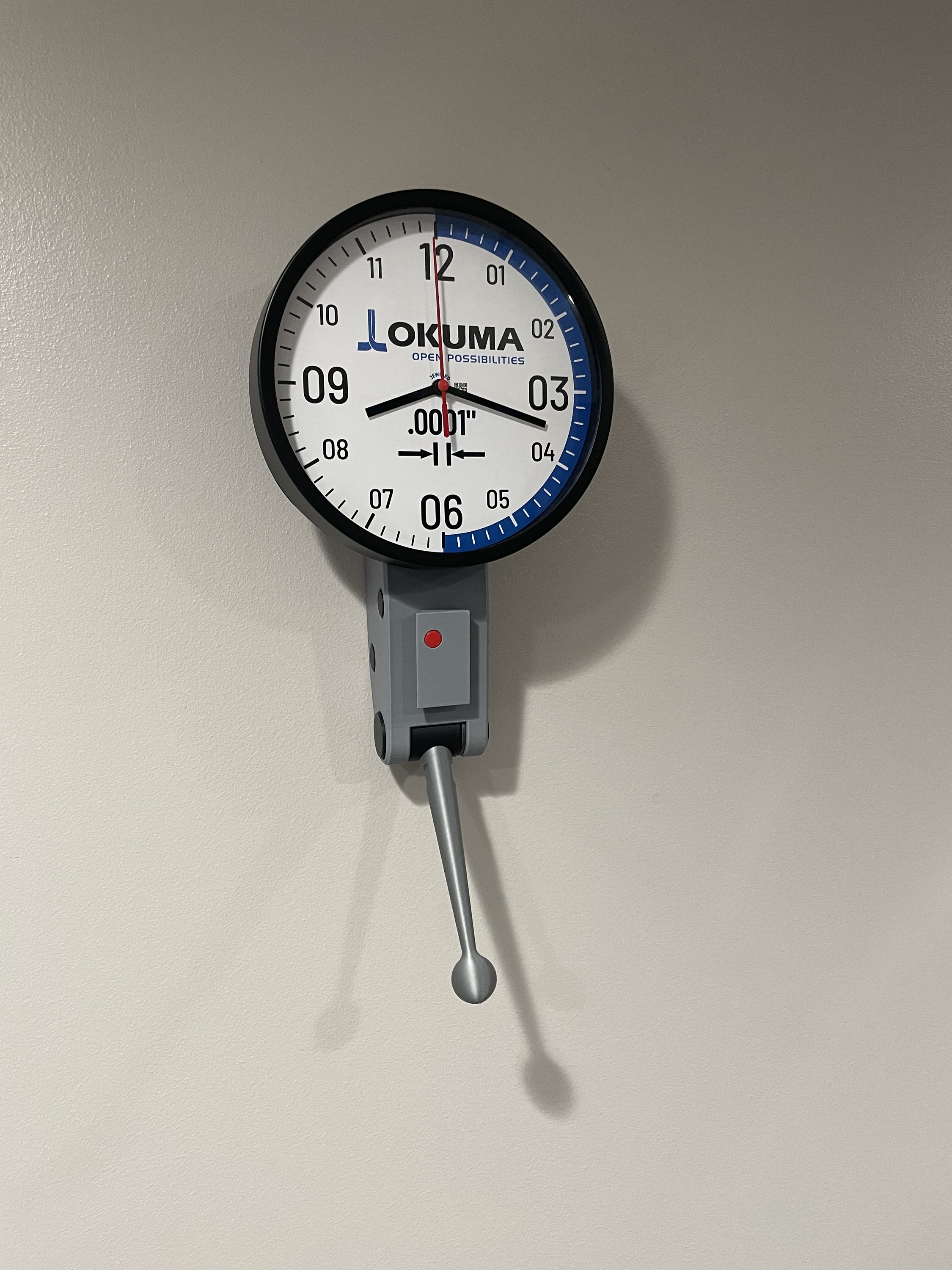 Custom Okuma Style, 8 Inch Dial Test Indicator Wall Clock, Great Gift ...