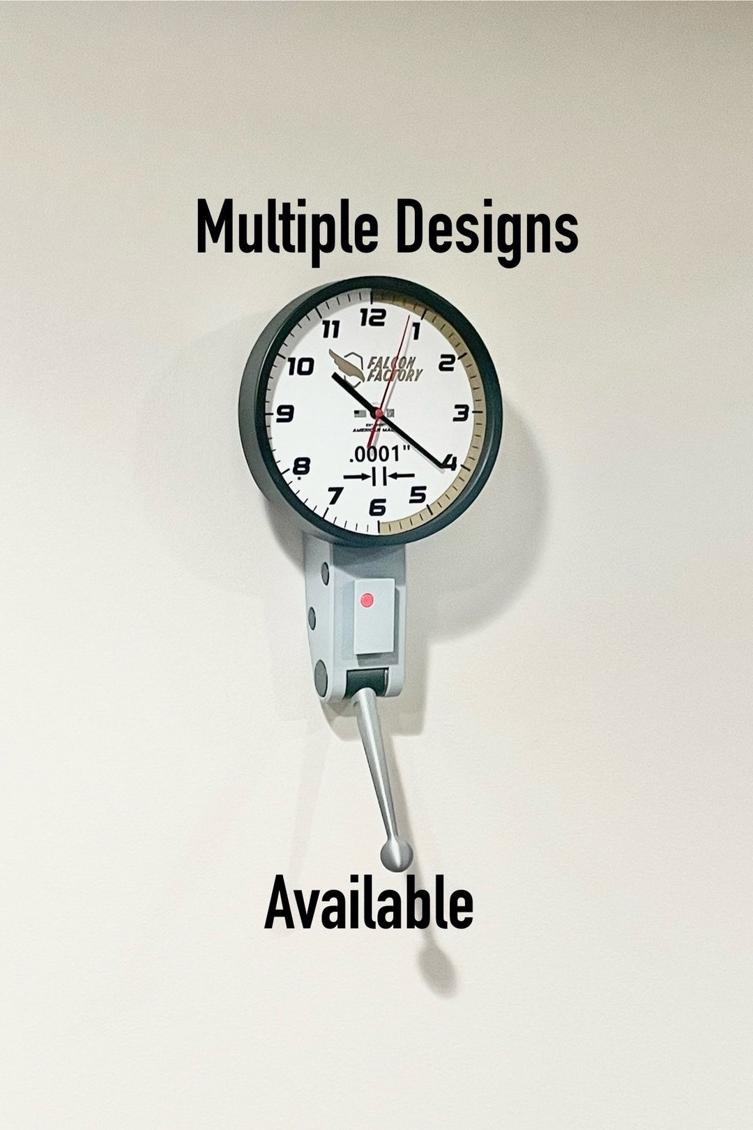 8 Inch Dial Test Indicator Wall Clock, Great Gift for Machinist ...