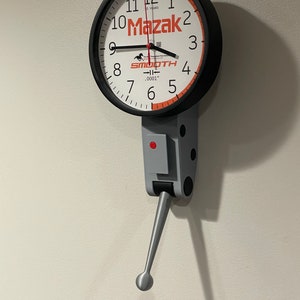 Custom Mazak Style, 8 Inch Dial Test Indicator Wall Clock, Great Gift ...