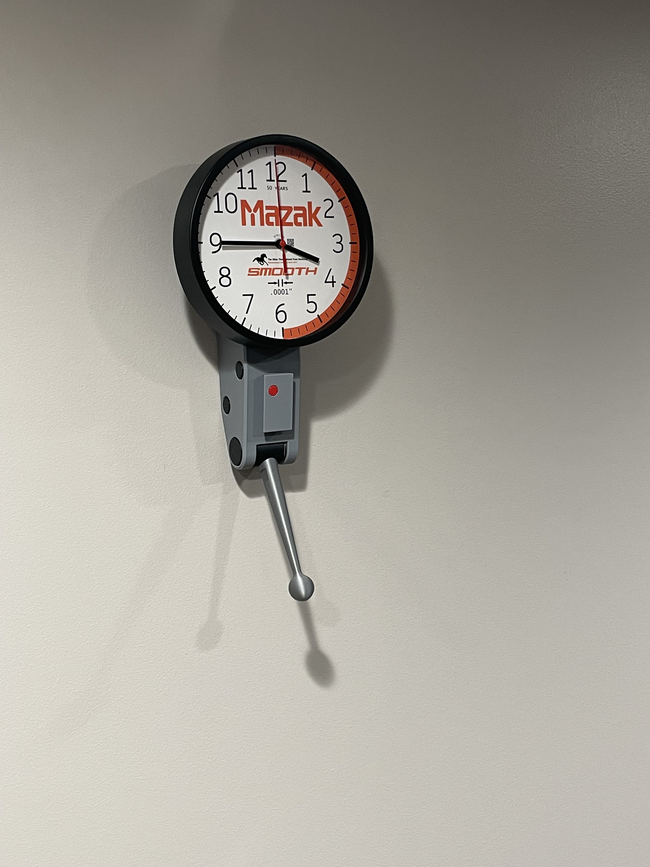 Custom Mazak Style, 8 Inch Dial Test Indicator Wall Clock, Great Gift ...