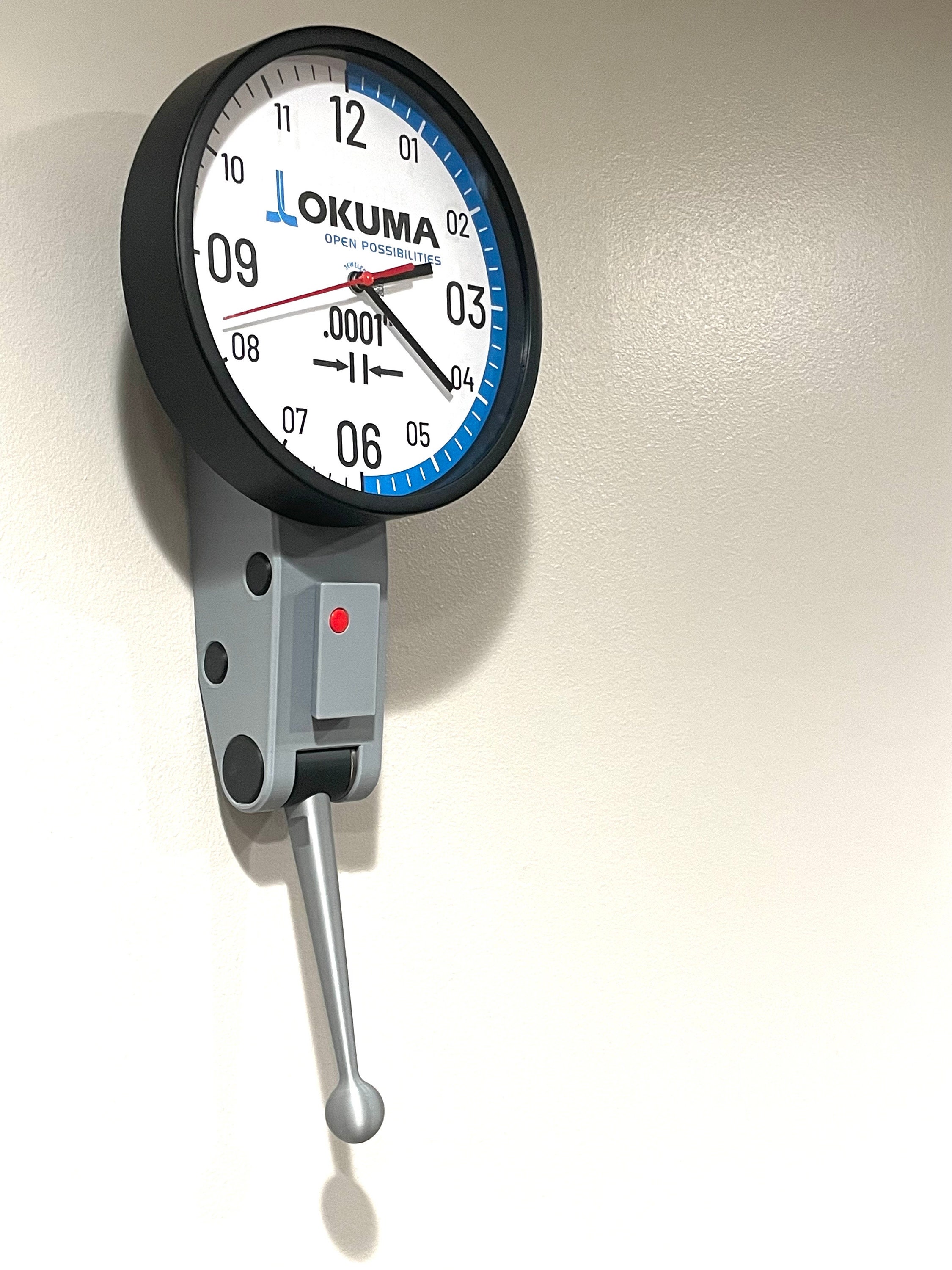 Custom Okuma Style, 8 Inch Dial Test Indicator Wall Clock, Great Gift ...