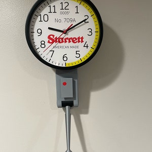 8 Inch Dial Test Indicator Wall Clock, Great Gift for Machinist ...