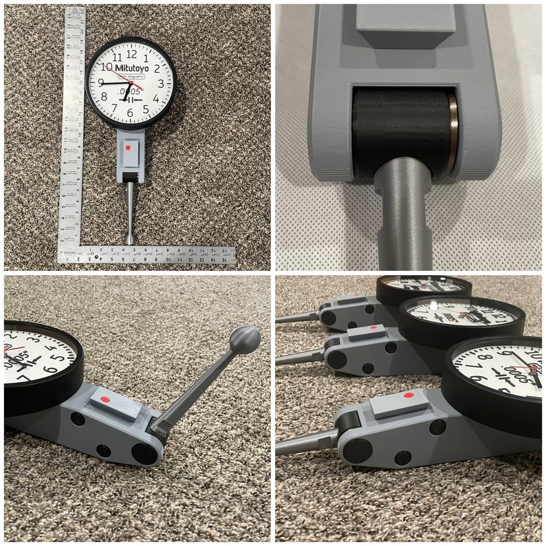 Custom Okuma Style, 8 Inch Dial Test Indicator Wall Clock, Great Gift ...