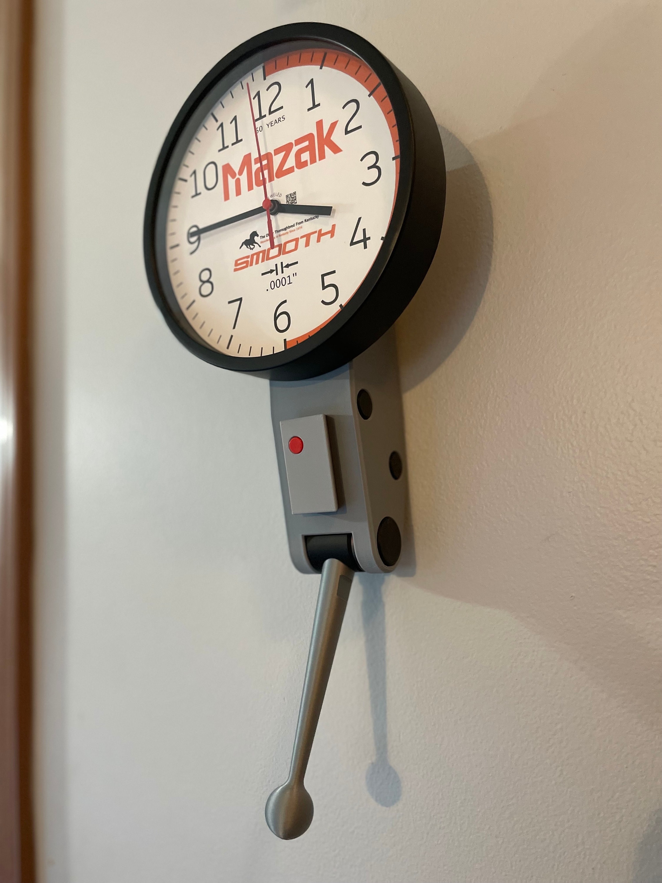 Custom Mazak Style, 8 Inch Dial Test Indicator Wall Clock, Great Gift ...