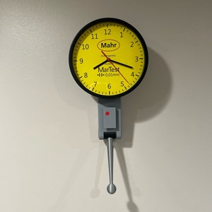 8 Inch Dial Test Indicator Wall Clock, Great Gift for Machinist ...