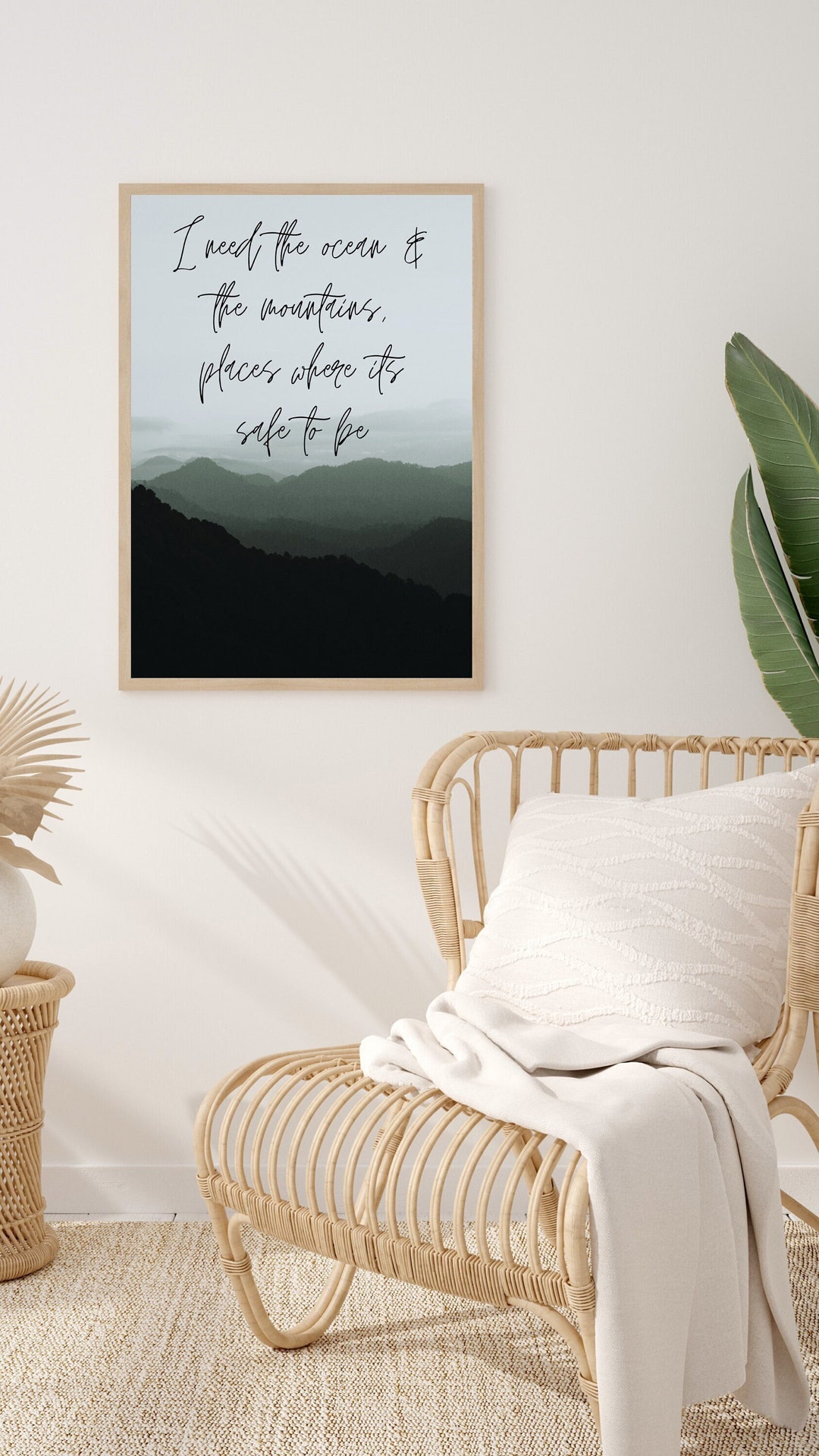 Mindfulness Poster, Motivational Quote Poster, Poetry Poster, Nature ...