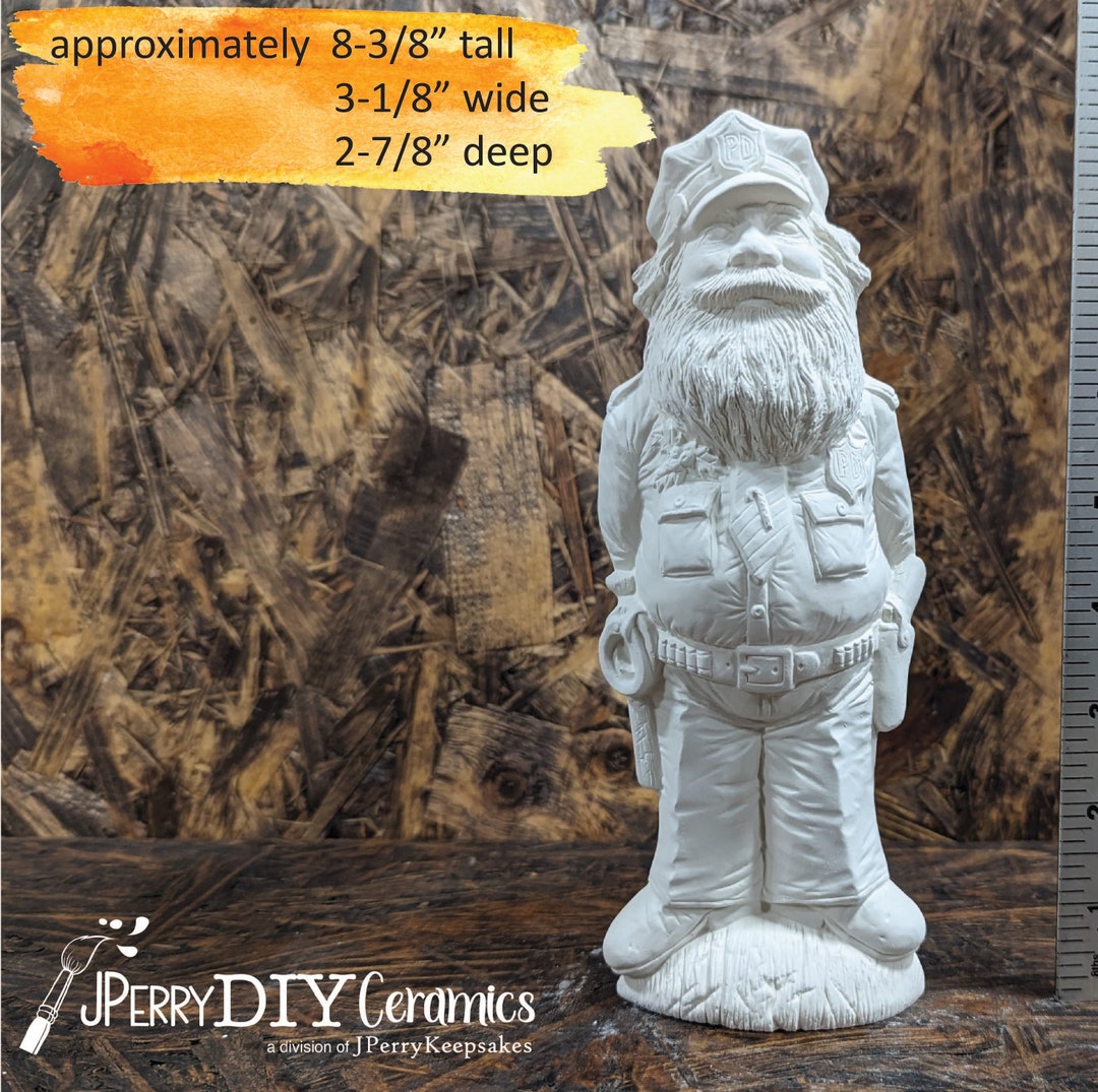 Ready to Paint Policeman Santa First Responder Santa Law - Etsy