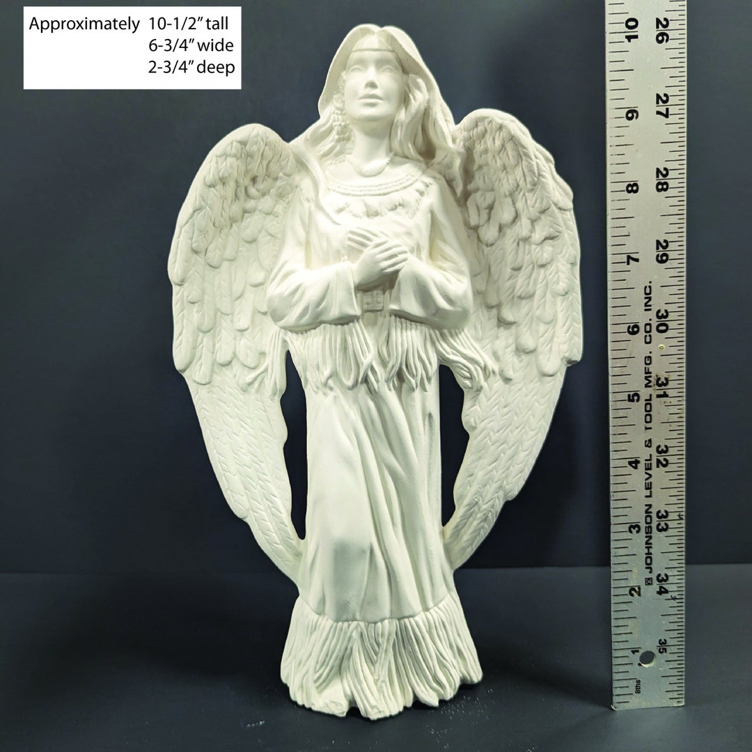 Discounted Ready to Paint Native American Angel Figurine, Standing ...