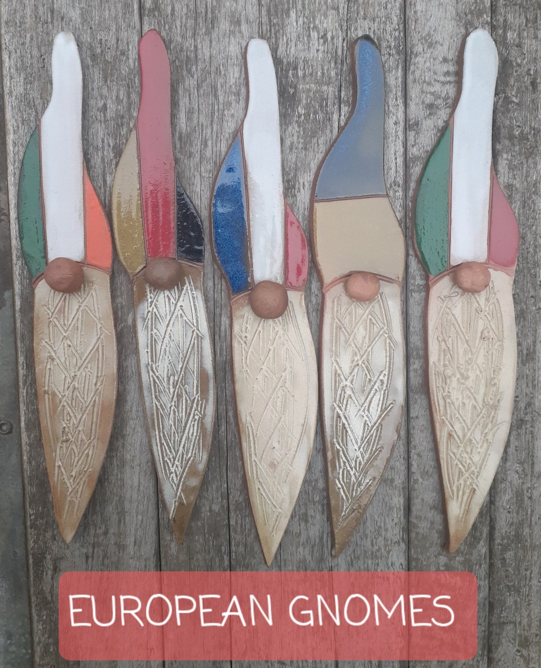 Italy Flag, Gnome, Plant, Garden, Plant Sitter, Colorful, Clay, Pottery ...