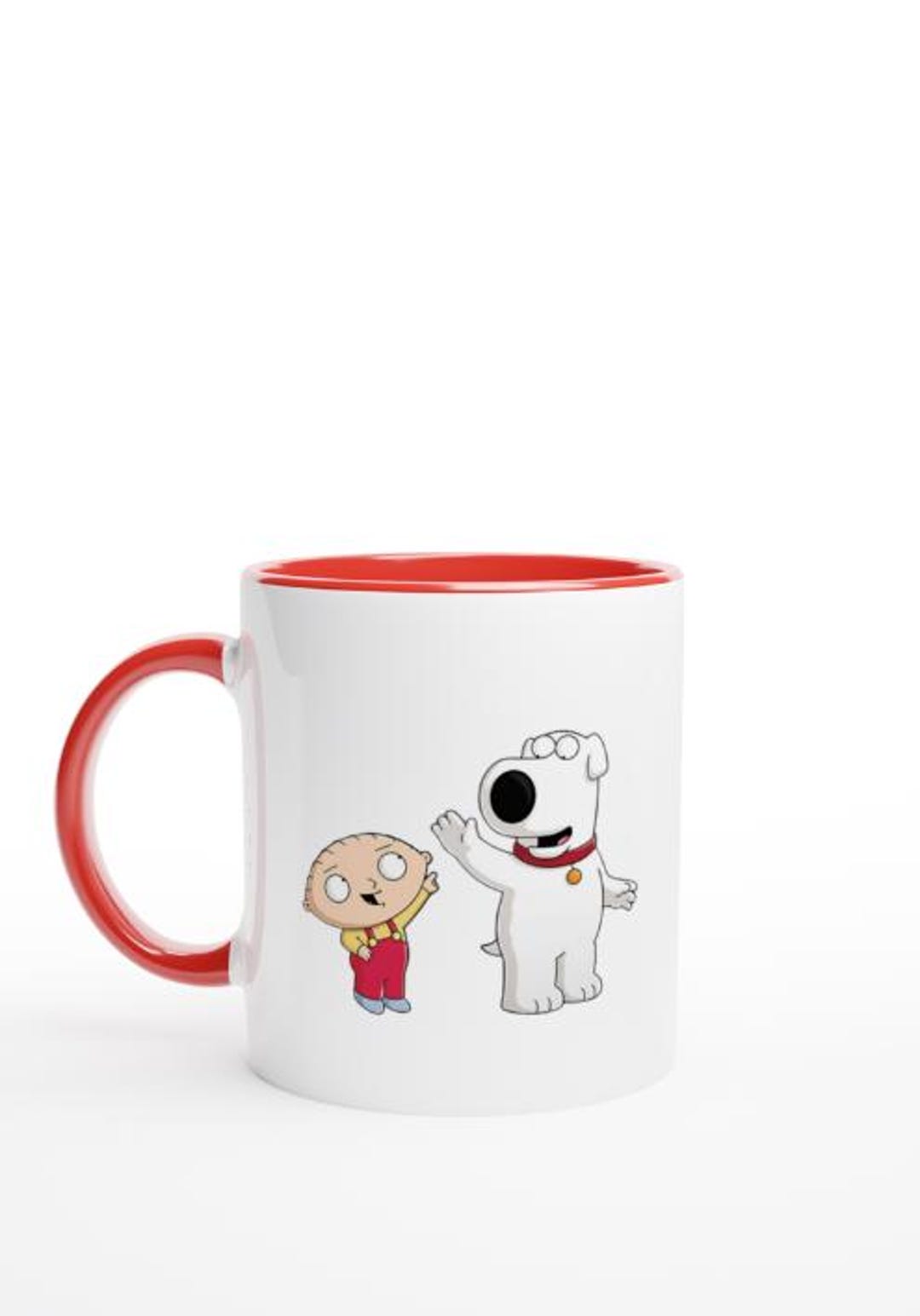 Stewie Griffin With Brian Friends Forever, Family Guy, Funny Mug in Red ...