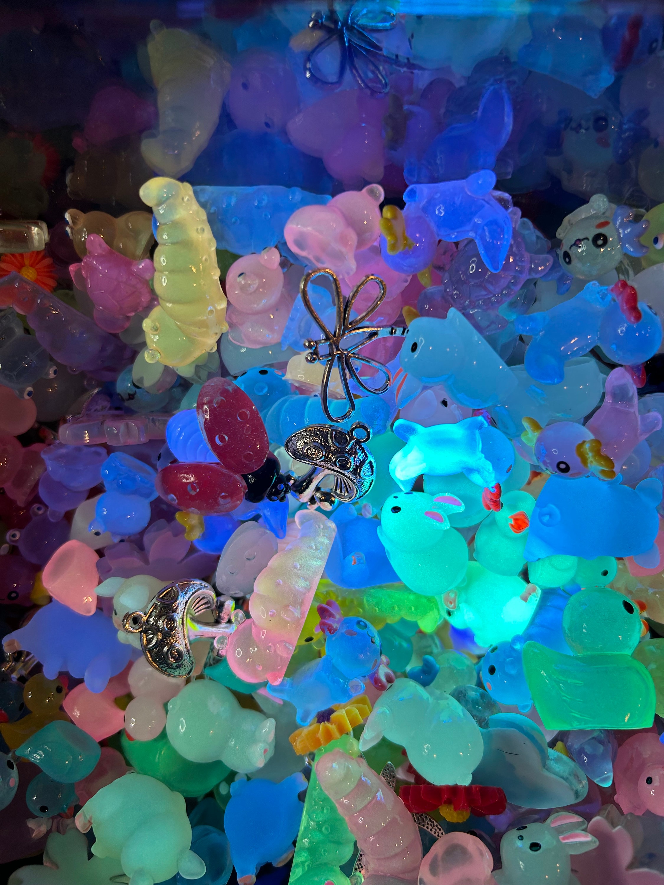 Luminous Resin Critters Trinket Mix - Etsy