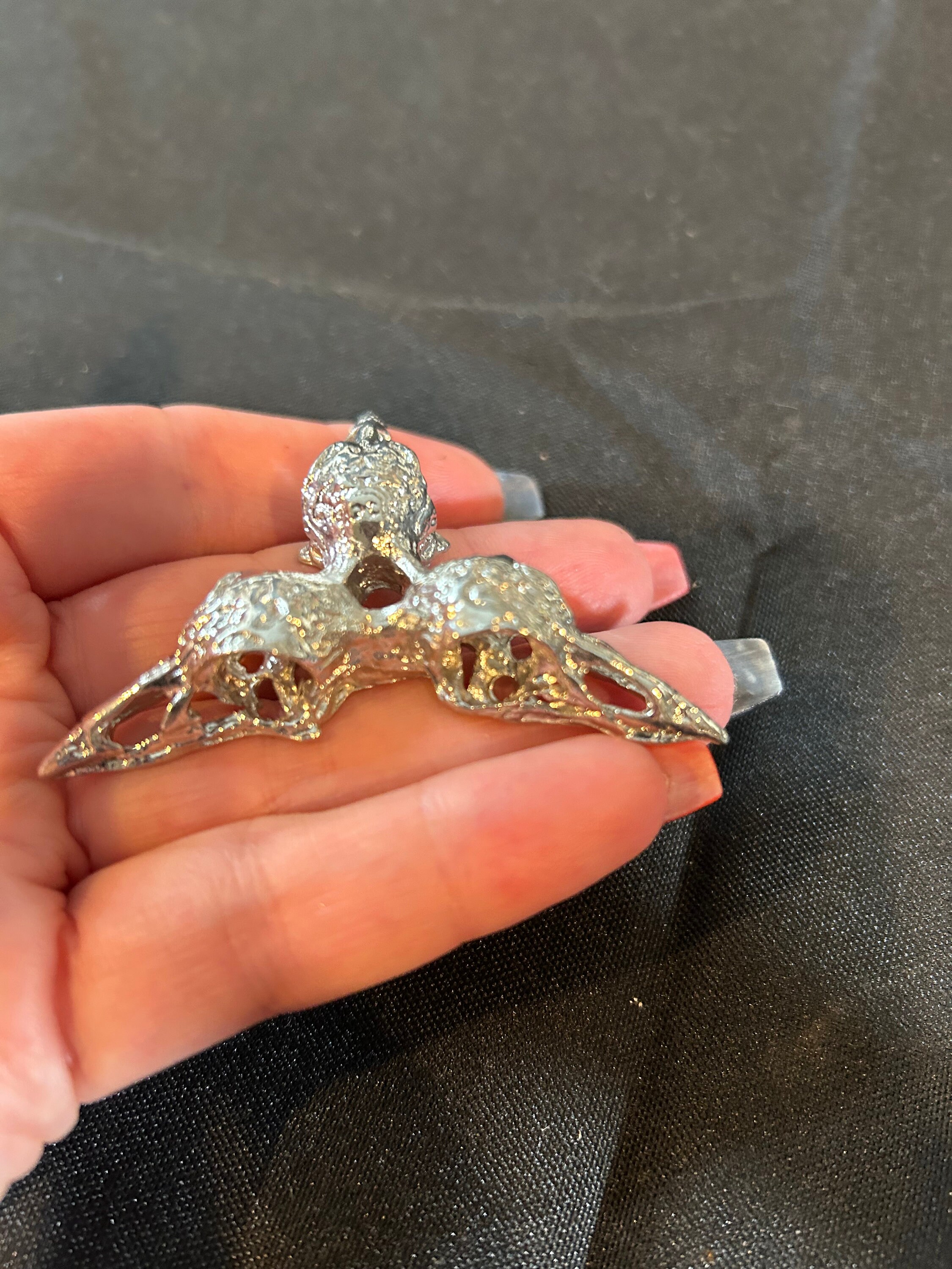 Triple Raven Skull Sphere Stand - Etsy