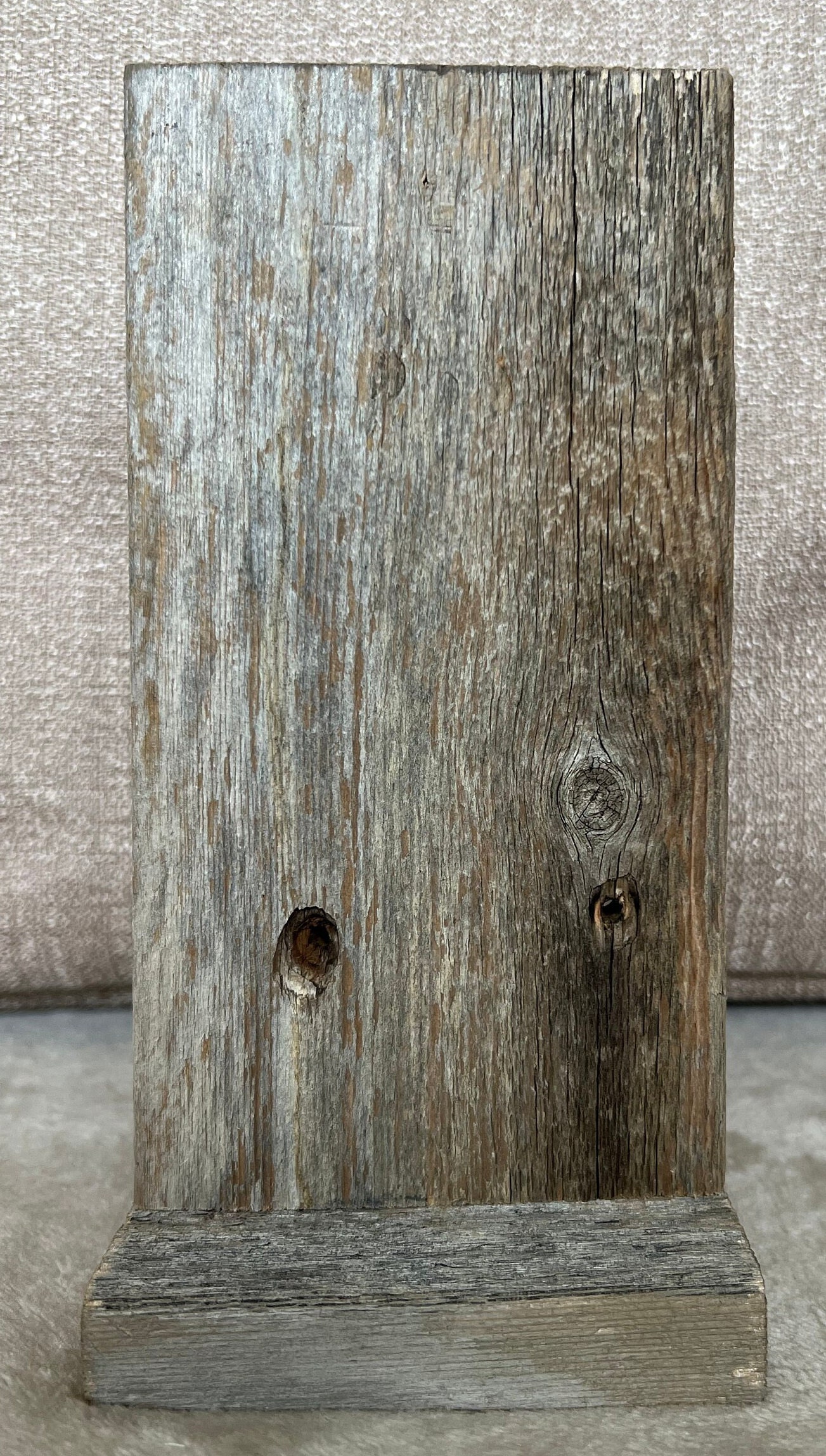 MY OWN Handmade RUSTIC Barn Wood Picture Frame With Bronze Clip & Tack ...