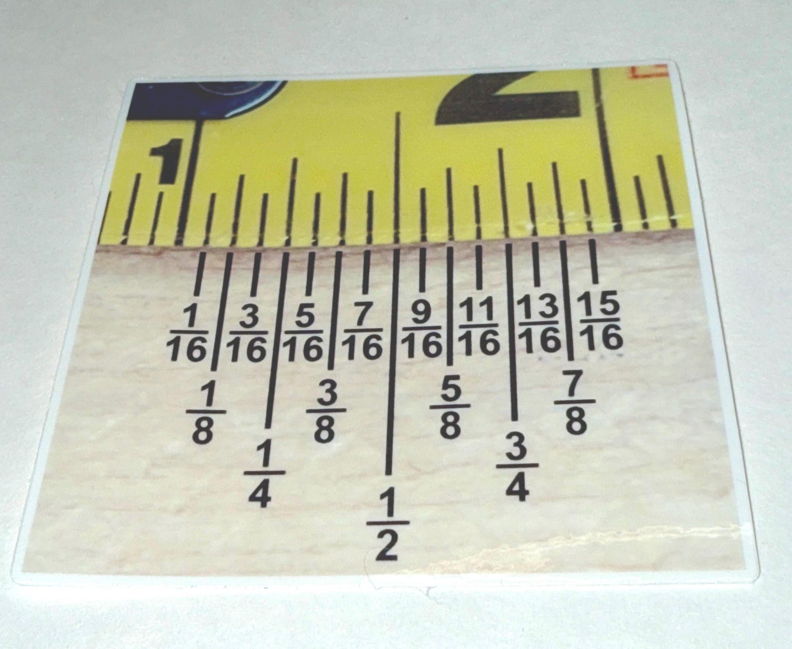 Measuring Tape Fractions Sticker , Building , House ,handyman ...