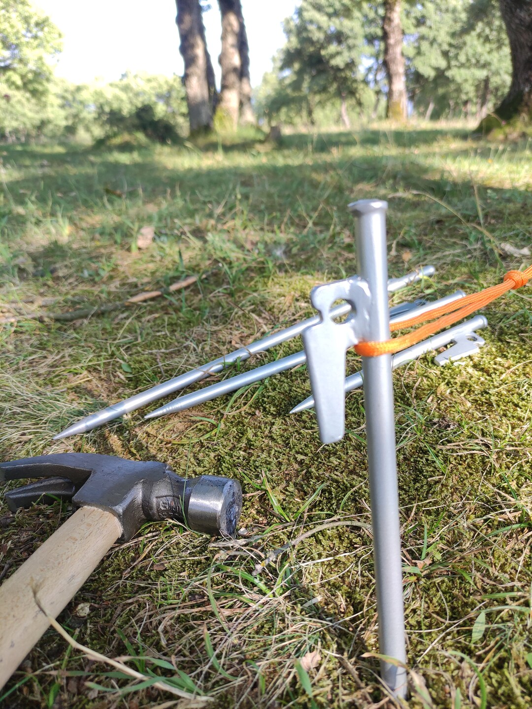 8 Tent Stakes, Awning Fixing Nail, Tarpaulin Fixing, Fair Stand Fixing ...