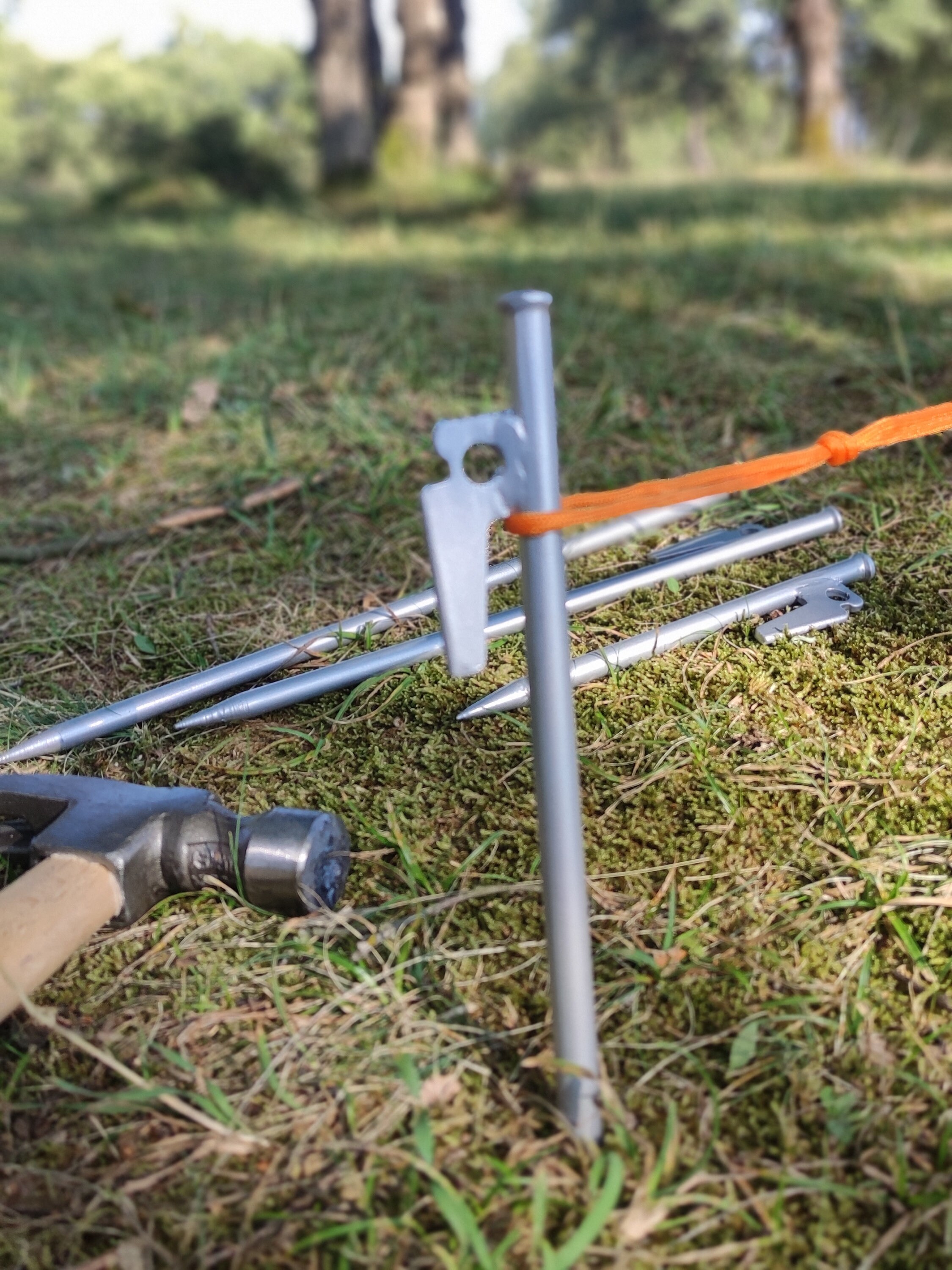 8 Tent Stakes, Awning Fixing Nail, Tarpaulin Fixing, Fair Stand Fixing ...