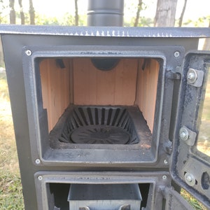 Cast Iron Caravan Stove: Mini Wood & Coal Burning Tent Heater - Etsy