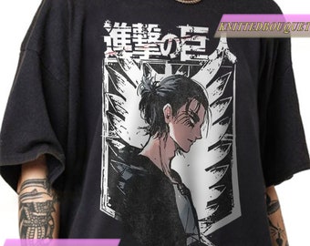 Eren Yeager Shirt,eren Yeager Tshirt,anime Shirt,attack on Titan Shirt ...