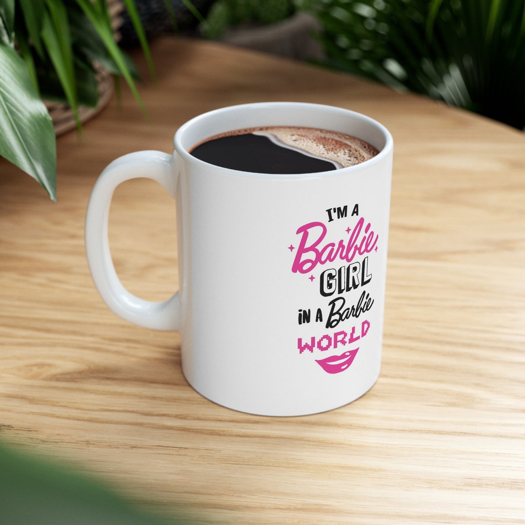 Barbie Mug Barbie Coffee Mug Barbie Lover Gift Cute - Etsy