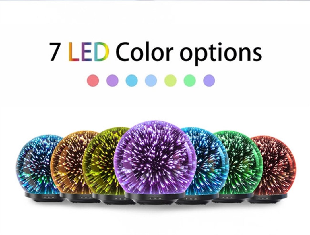 Essential Oil Diffuser Arise 200ml Colorful LED 3d Light - Etsy
