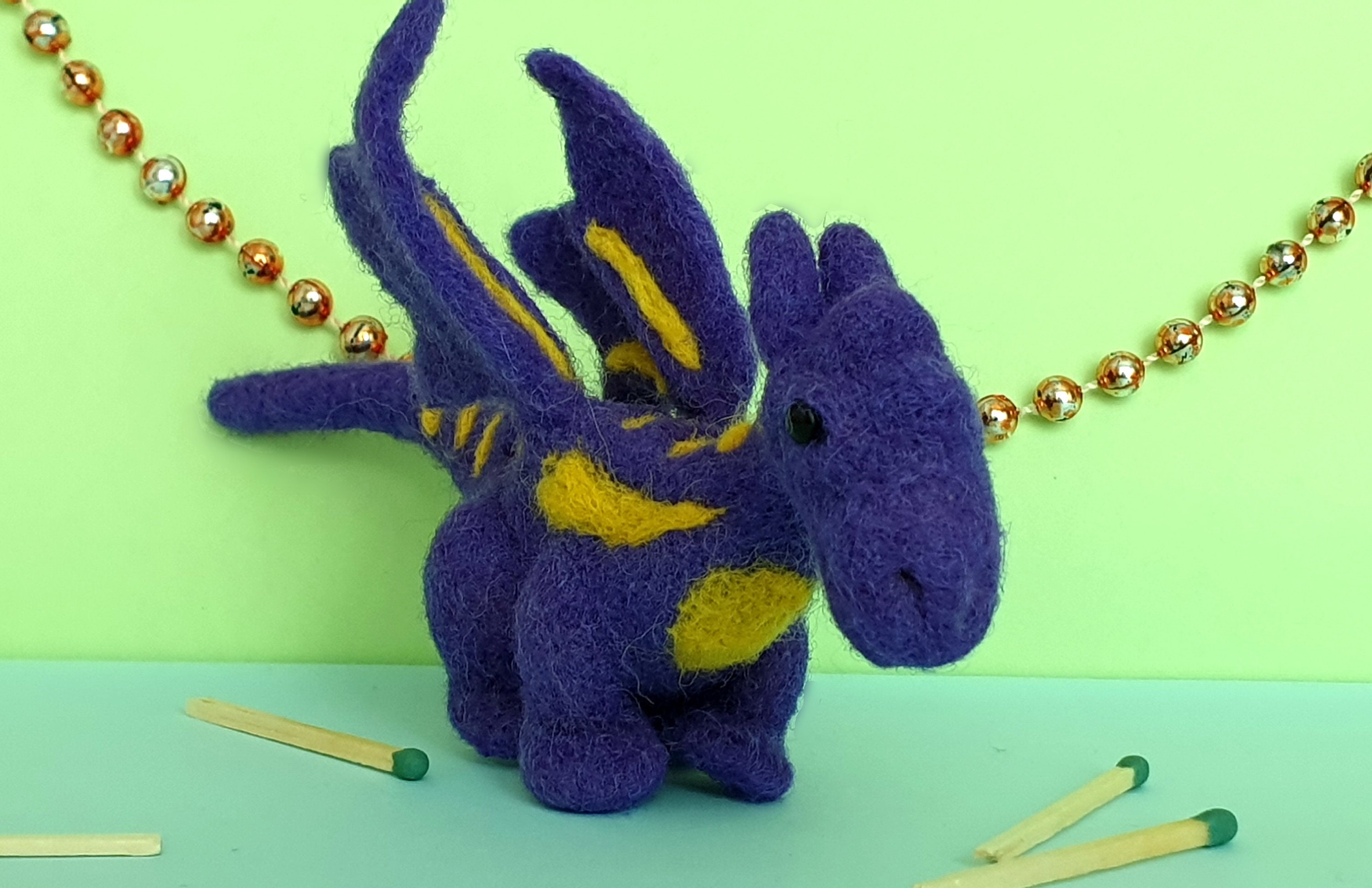 Dragon, Dragon Figurine Dry Felting, Year of the Dragon, Felted Dragon ...