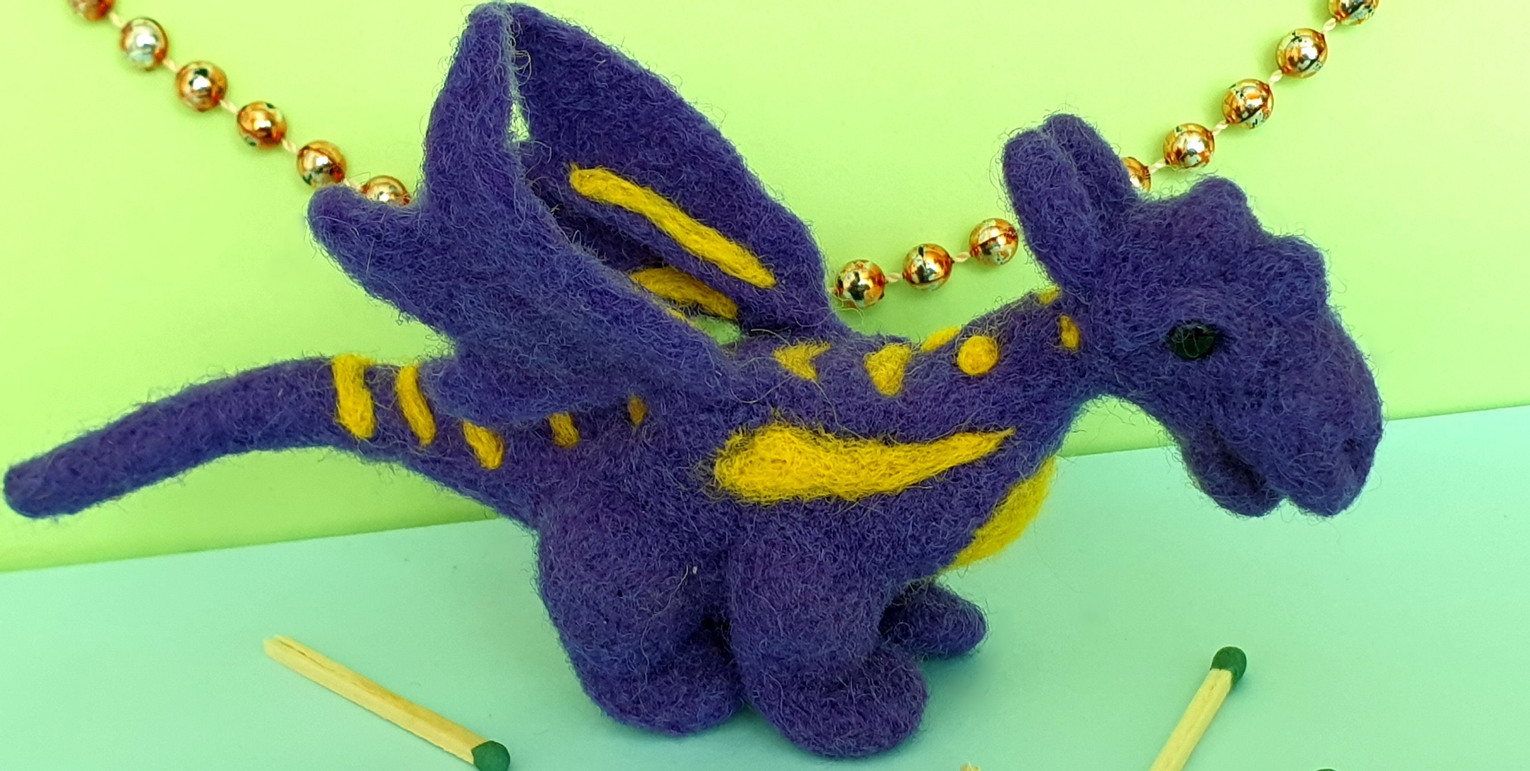 Dragon, Dragon Figurine Dry Felting, Year of the Dragon, Felted Dragon ...