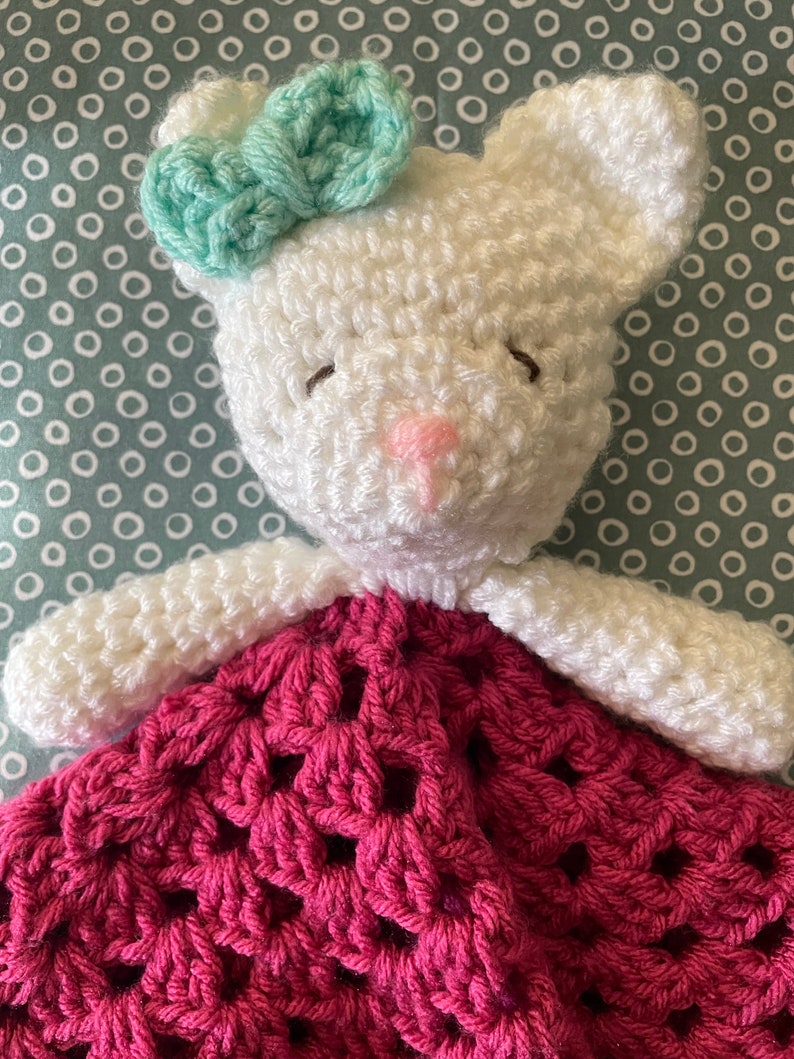 Crocheted Kitty Cat Lovey - Etsy