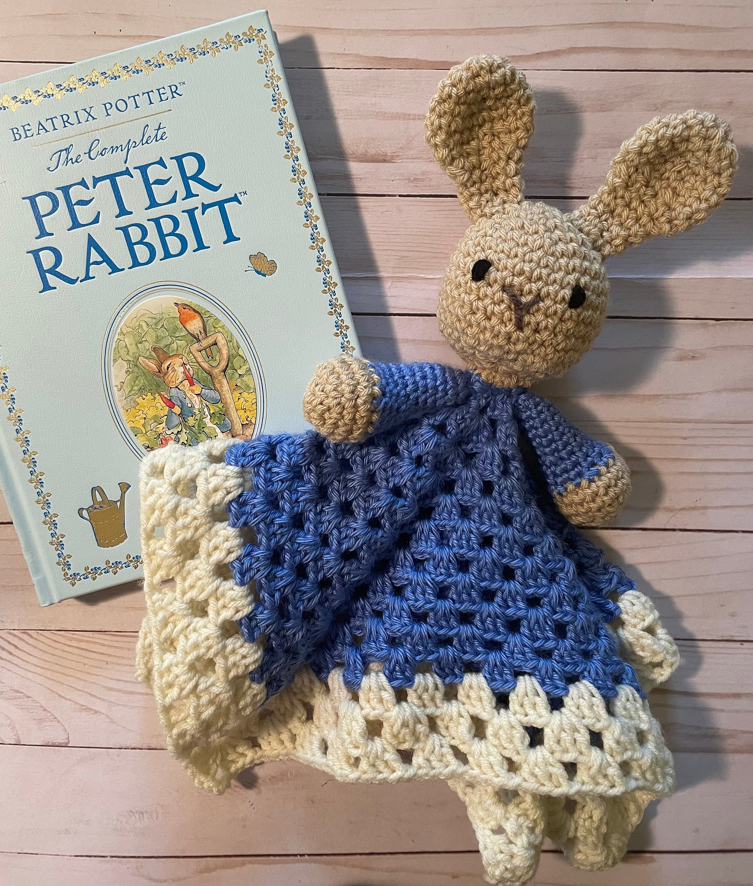 Crocheted Peter Rabbit Lovey - Etsy