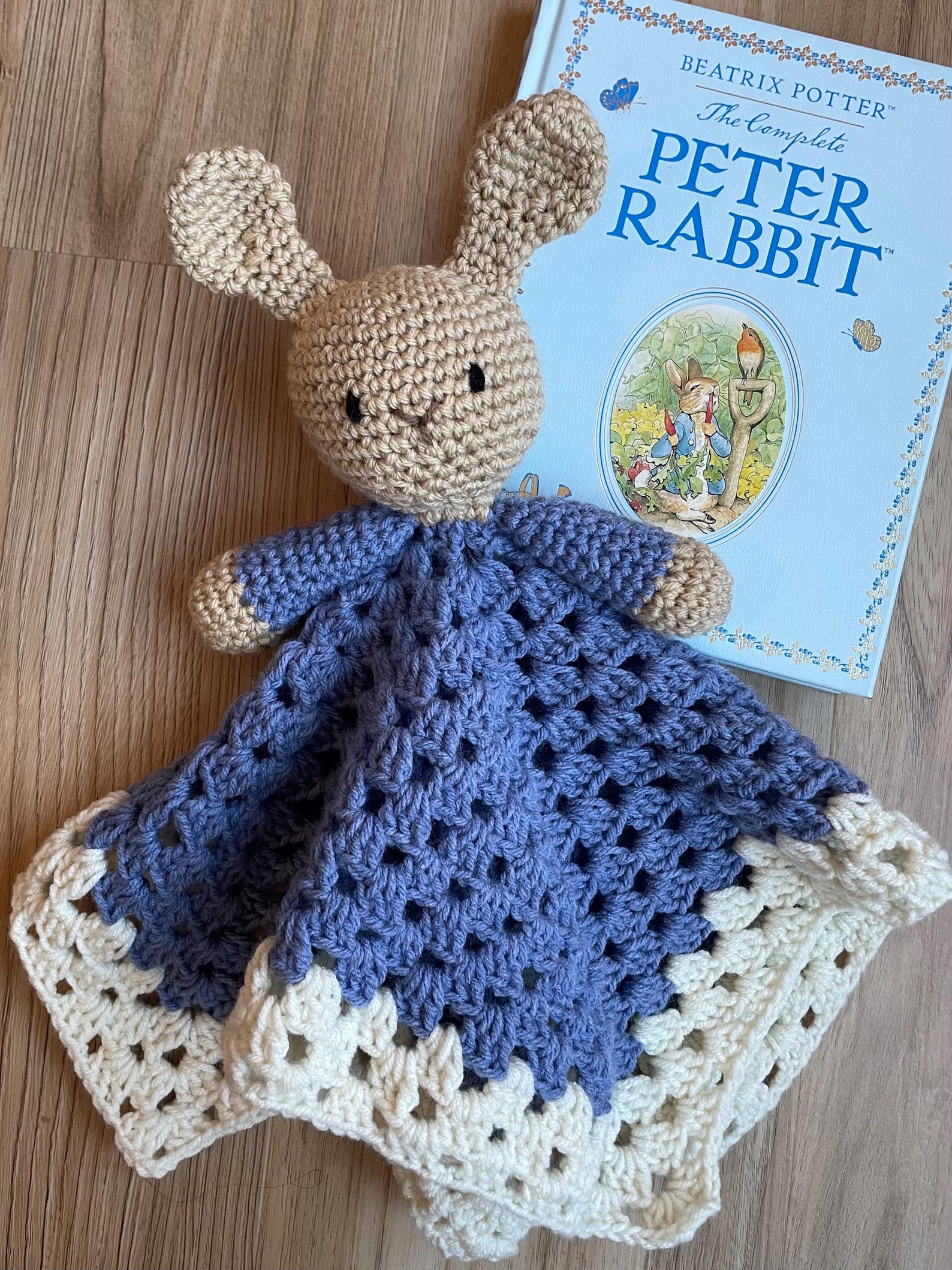 Crocheted Peter Rabbit Lovey - Etsy